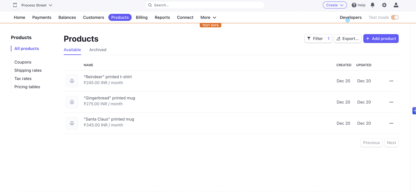 Stripe + Process Street Integration