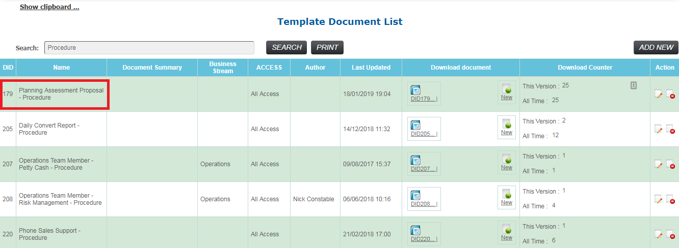 Operations Manager – Daily Master Checklist | Process Street