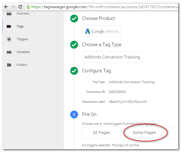 GTM – AdWords Conversion Tracking | Process Street