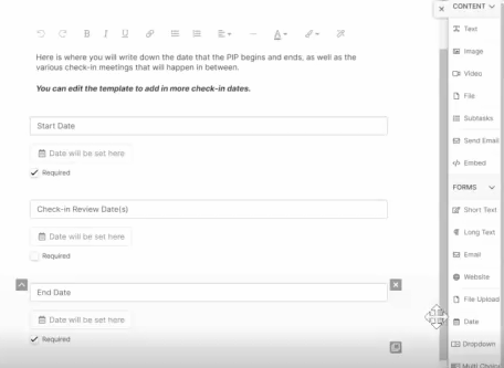 Performance Improvement Plan (PIP) Creation Checklist | Process Street