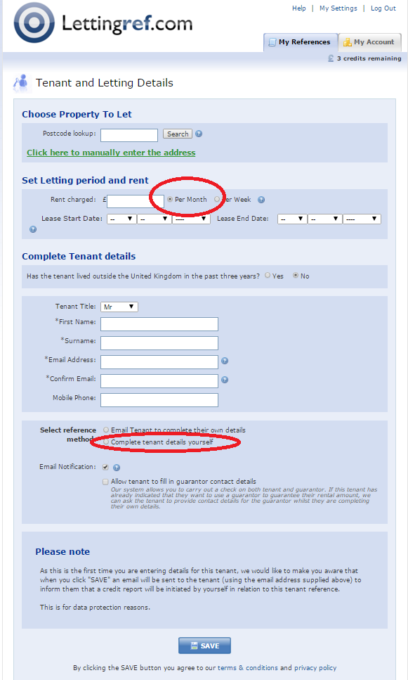 Tenant Referencing – SHARED | Process Street